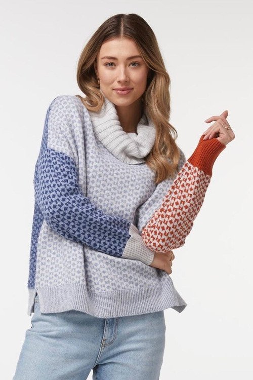 Fairisle Roll Neck Jumper Labels Zaket And Plover Gabys Warkworth