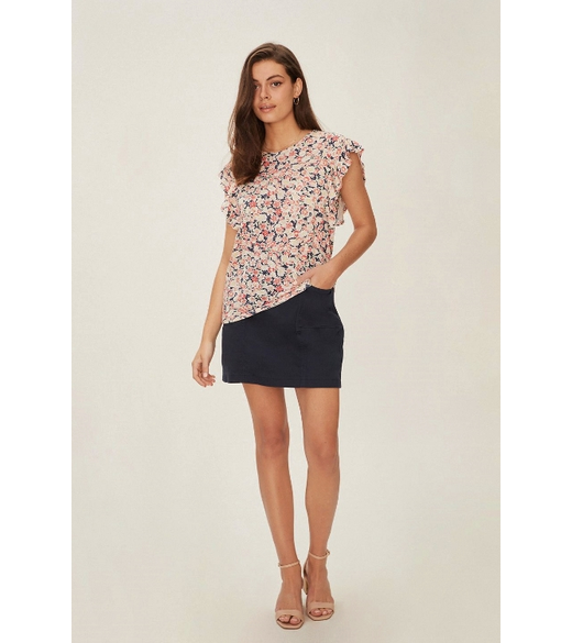 Flutter sleeve print top - Labels-FDJ : Gaby's Warkworth - FDJ H22