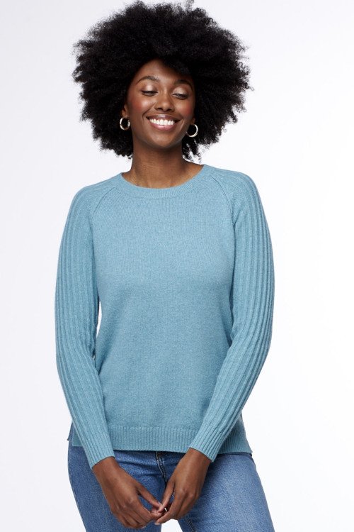 Rib Sleeve Crew Jumper Labels Zaket And Plover Gabys Warkworth